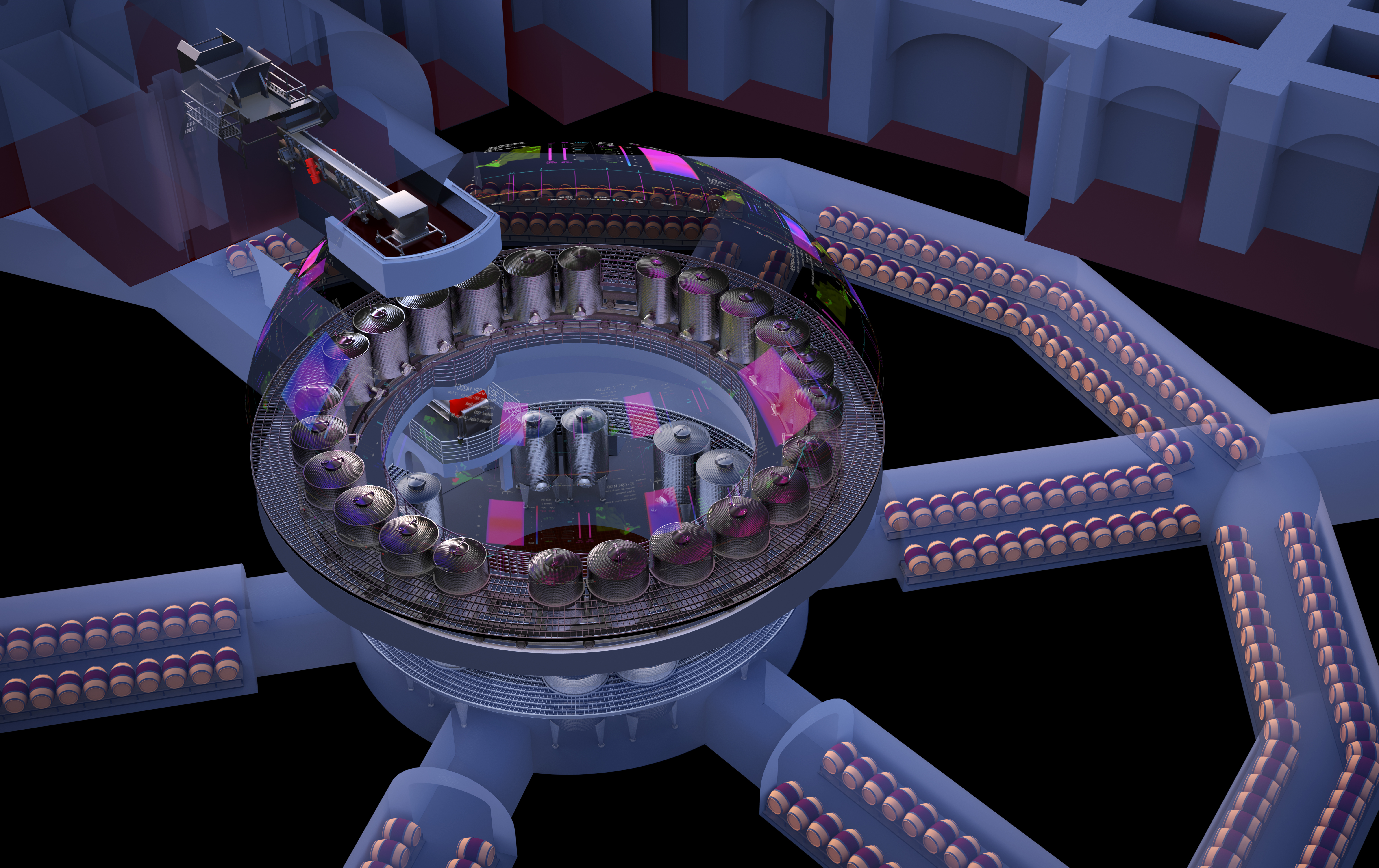 Palmaz Vineyards Winery Cave - Where Form Follows Function